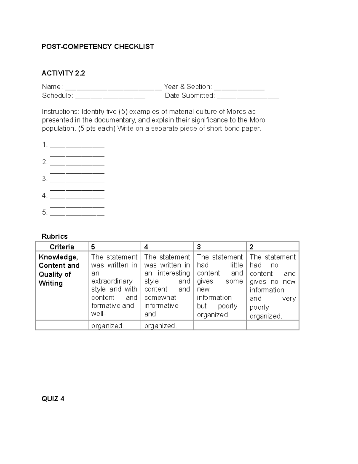 POST Assessment WEEK 5 d261b4ac216891475 b2f75cbe1fc7adf - POST ...