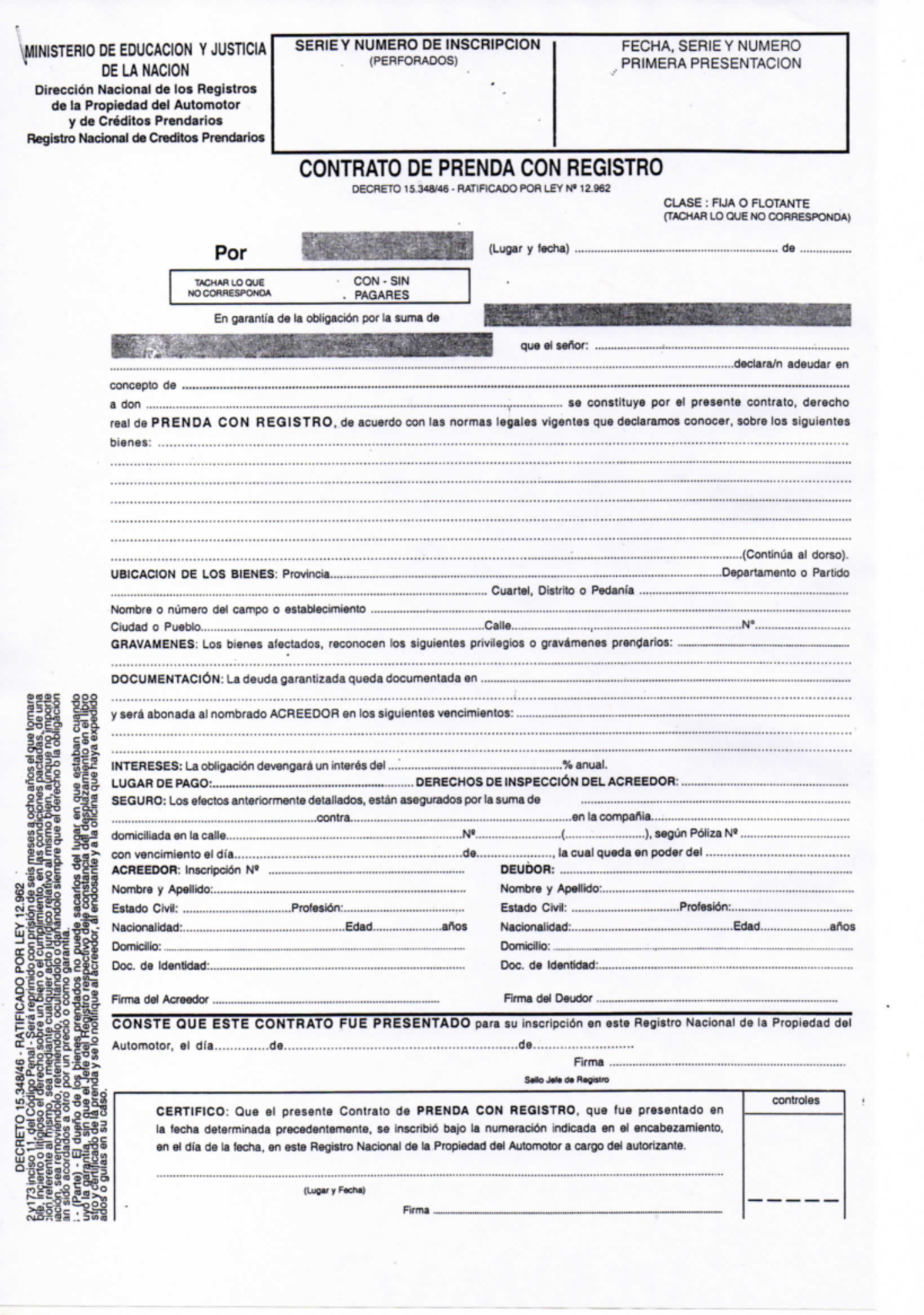 Contrato DE Prenda 2020 - Derecho - Studocu