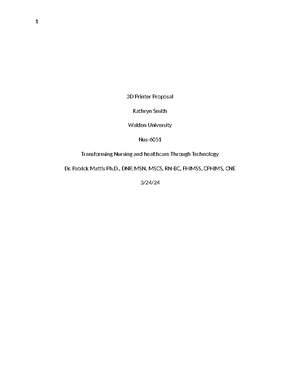 Informatics week 4 assignment - Project Proposal Master of Science in ...