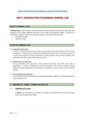 Criminal LAW AND Procedure (1977) - Criminal Procedure Act 51 of 1977 ...