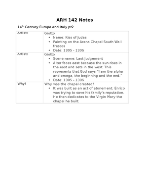 14th Century Europe and Italy Art and Artist - 1295 – c. 1348 Frescoes ...