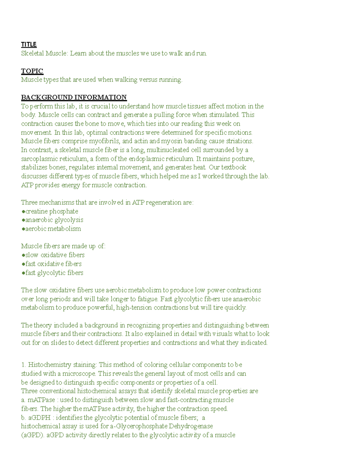 Skeletal Muscle: Learn about the muscles we use to walk and run ...