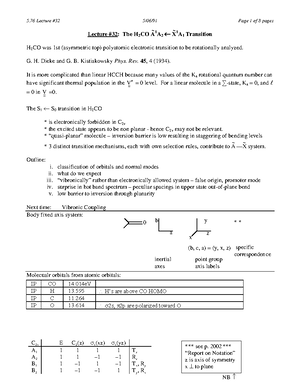 Lec29 - lecture notes 29 with all the calculation examples, diagrams ...