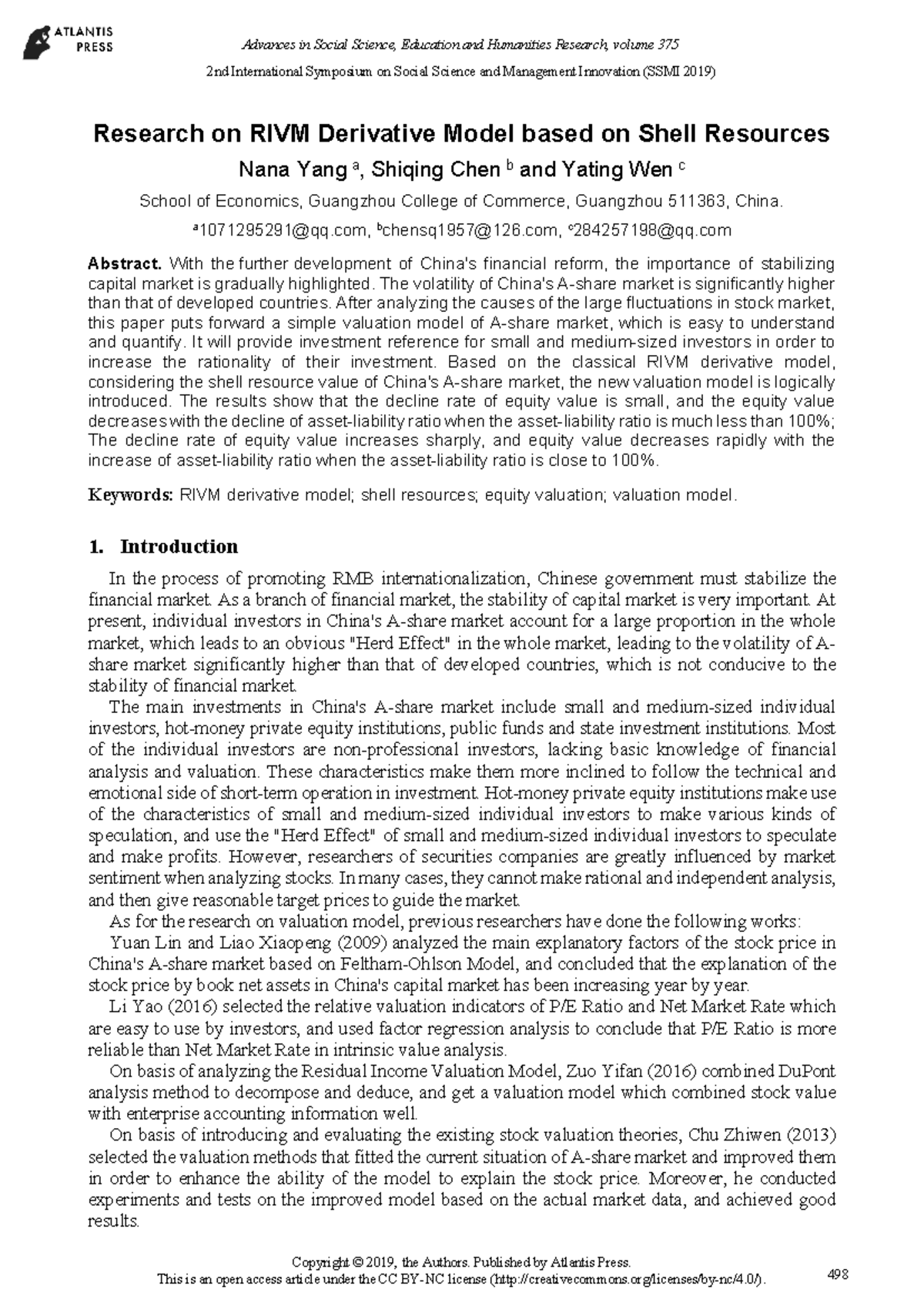 Research shell buy BG - M&A case - Research on RIVM Derivative Model ...