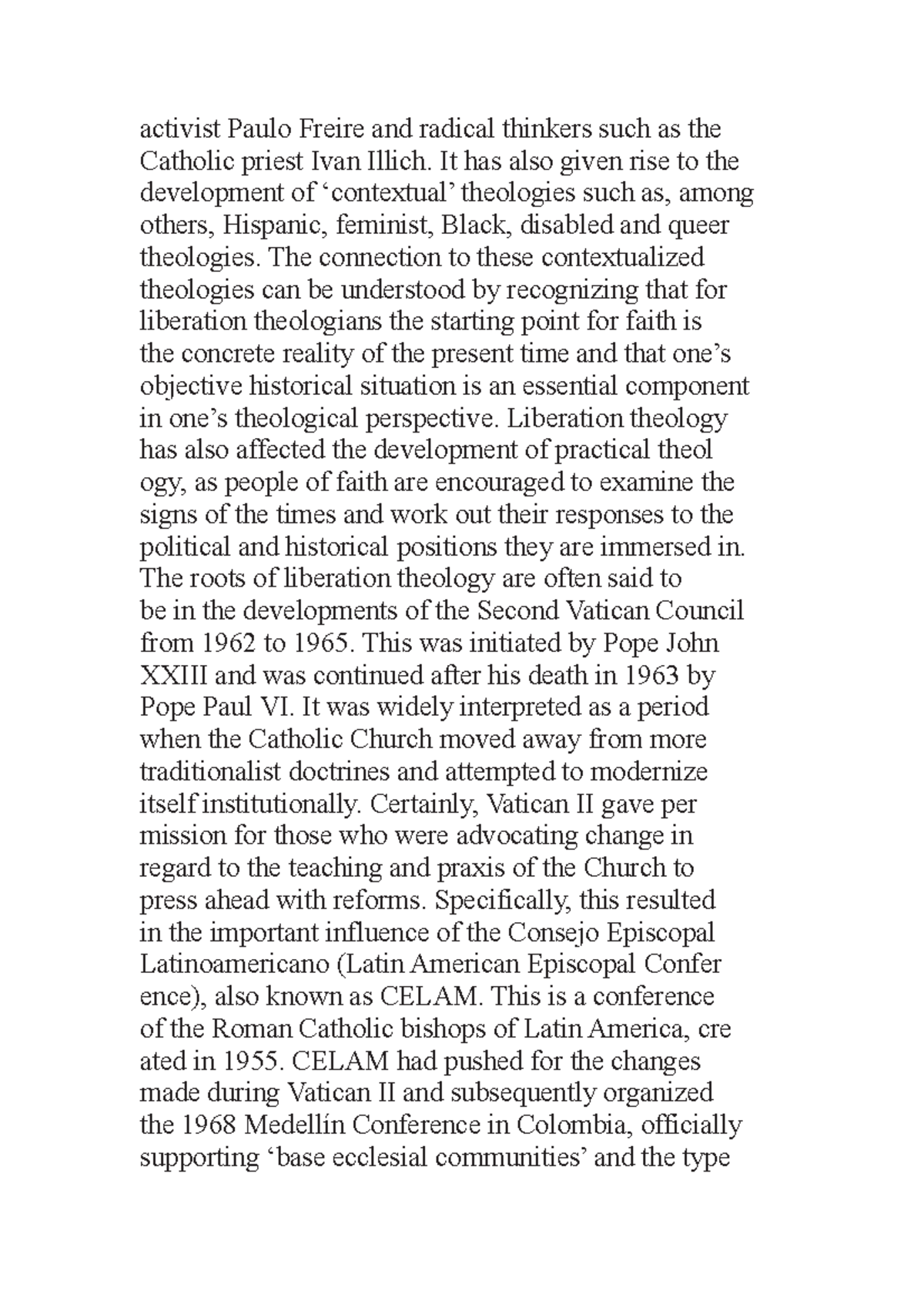 Activist Paulo Freire and radical thinkers such as - It has also given ...