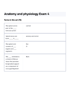 Ch. 1-5 Anatomy and Physiology Flashcards Quizlet - Ch. 1-5 Anatomy and ...