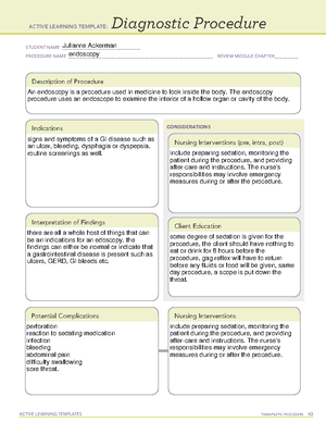 5 Septic Shock ATI - ACTIVE LEARNING TEMPLATES System Disorder STUDENT ...
