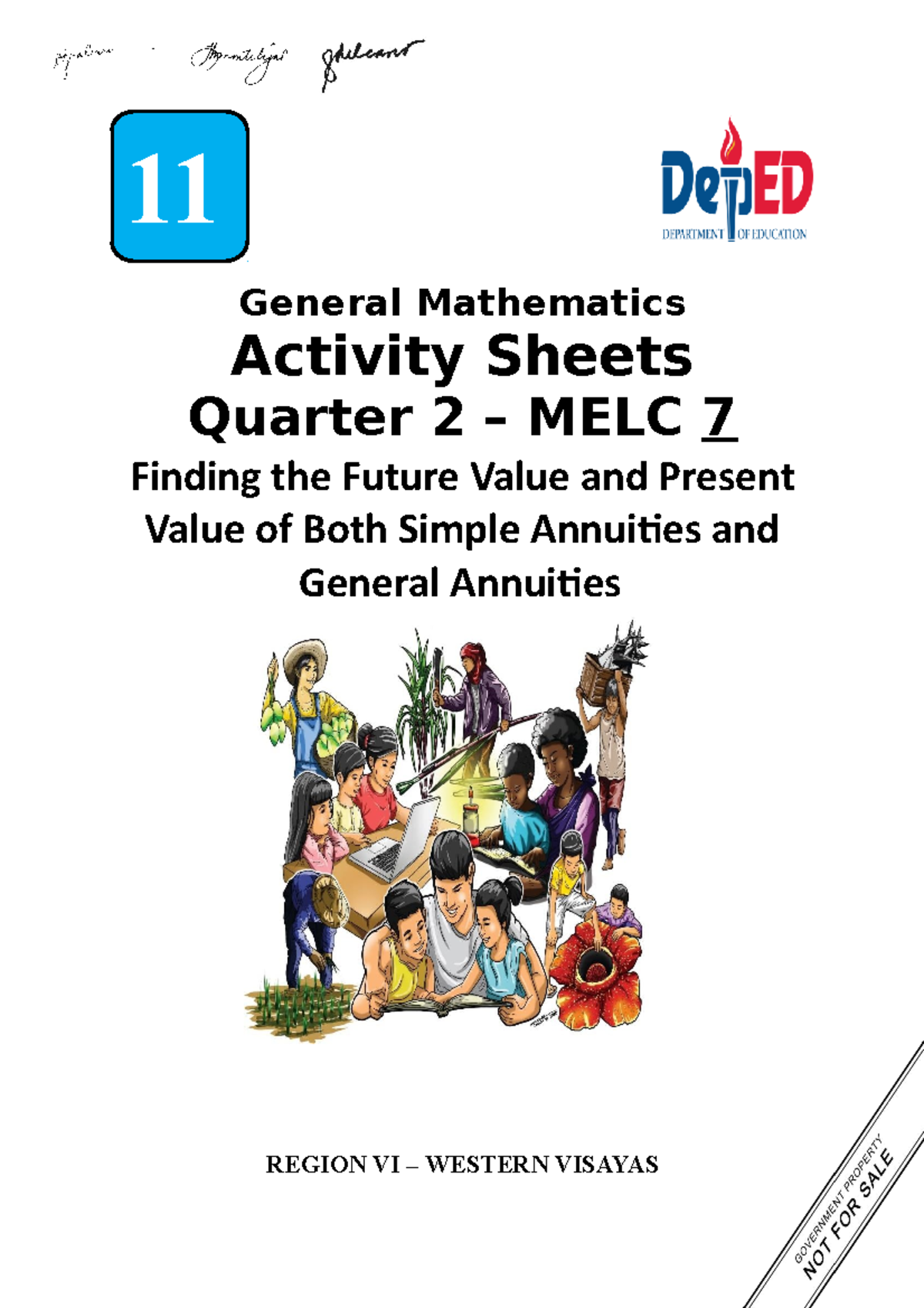 GM Q2 LAS-7 - general mathematics - General Mathematics Activity Sheets ...