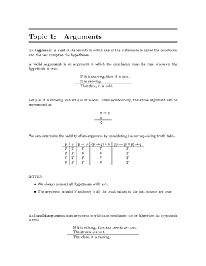 [Solved] Which of the following is a valid deductive argument a Smith is - Introduction To ...