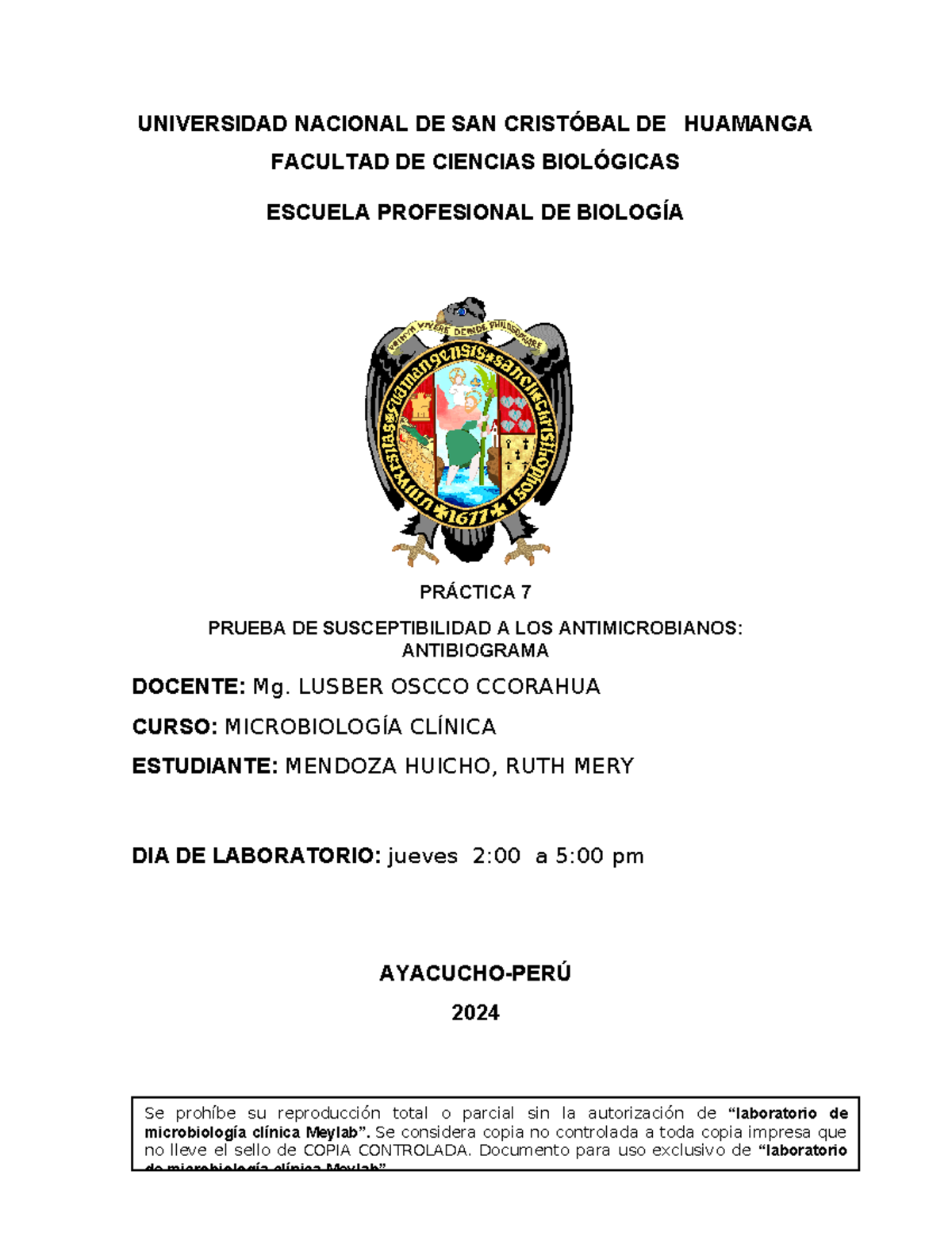 PR- Ctica 7 Micro CL-NICA - Se prohíbe su reproducción total o parcial sin la autorización de ...