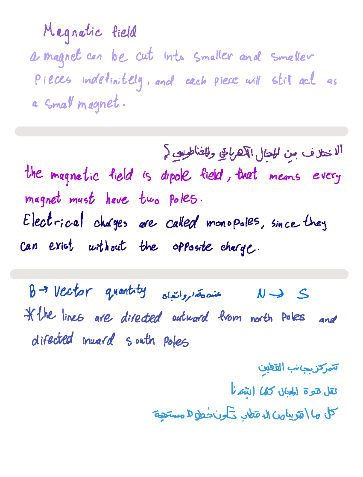 Magnatic field📃 - Physics for Computer Science major in IAU. - Magnetic ...
