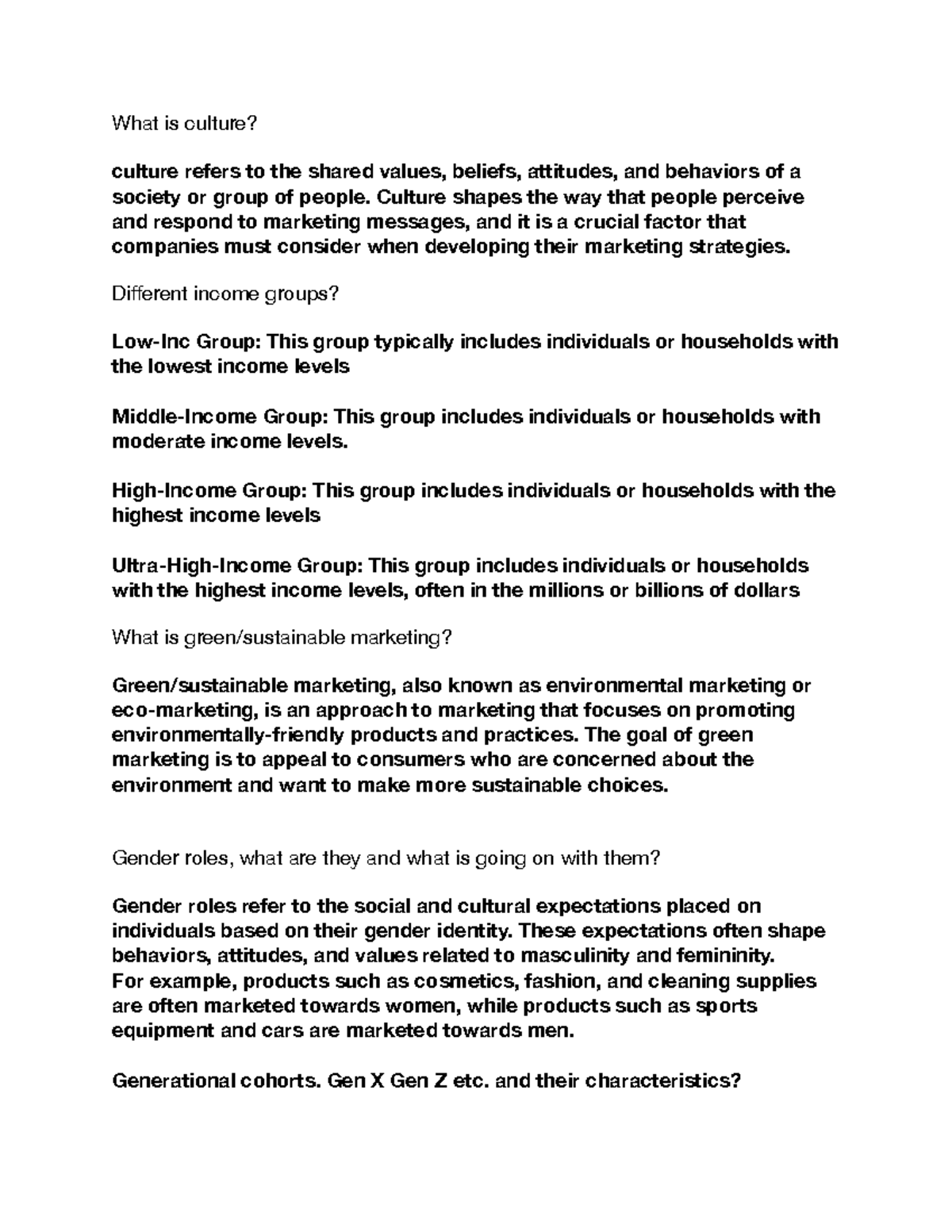 Marketing assignment - good examples with best answers - What is ...