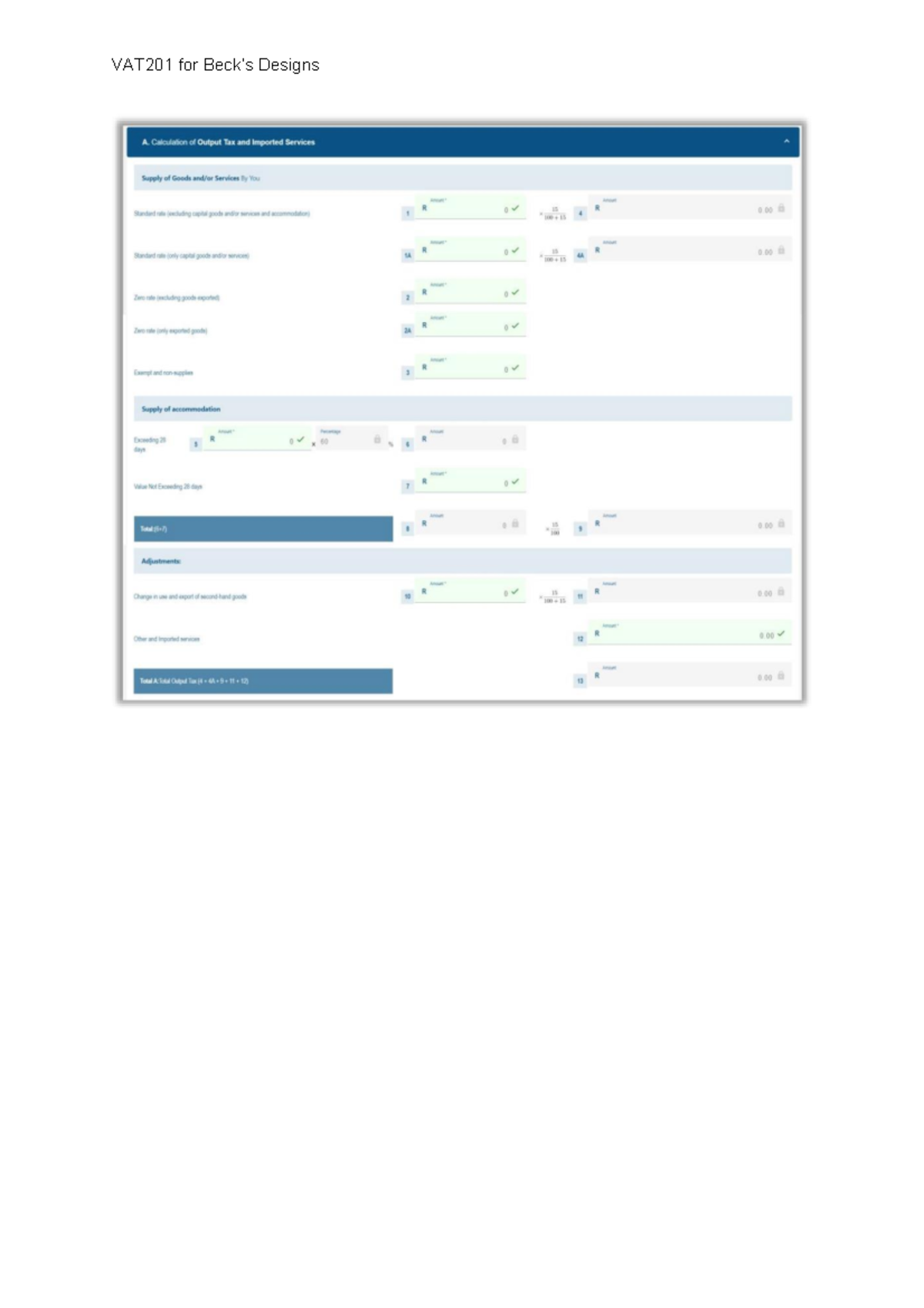 VAT201 - RTV202 - Studocu
