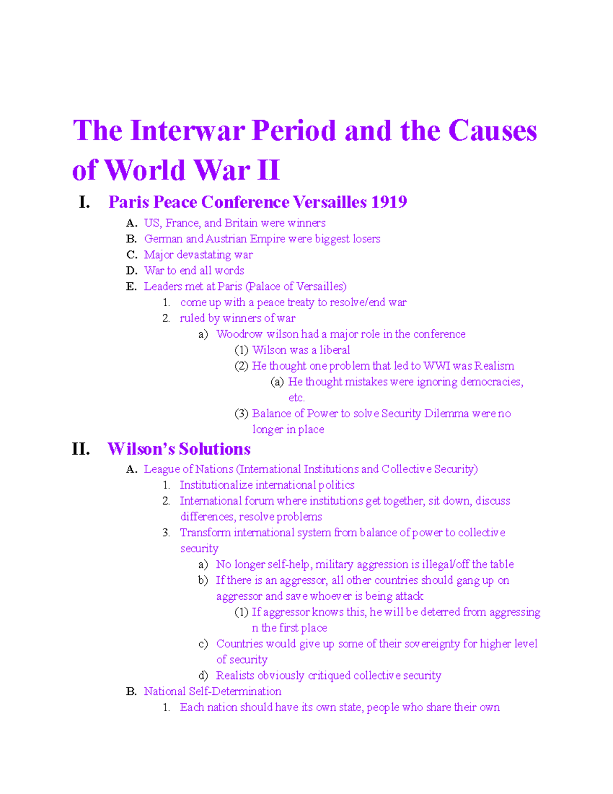 11 The Interwar Period and the Causes of WWII - The Interwar Period and ...
