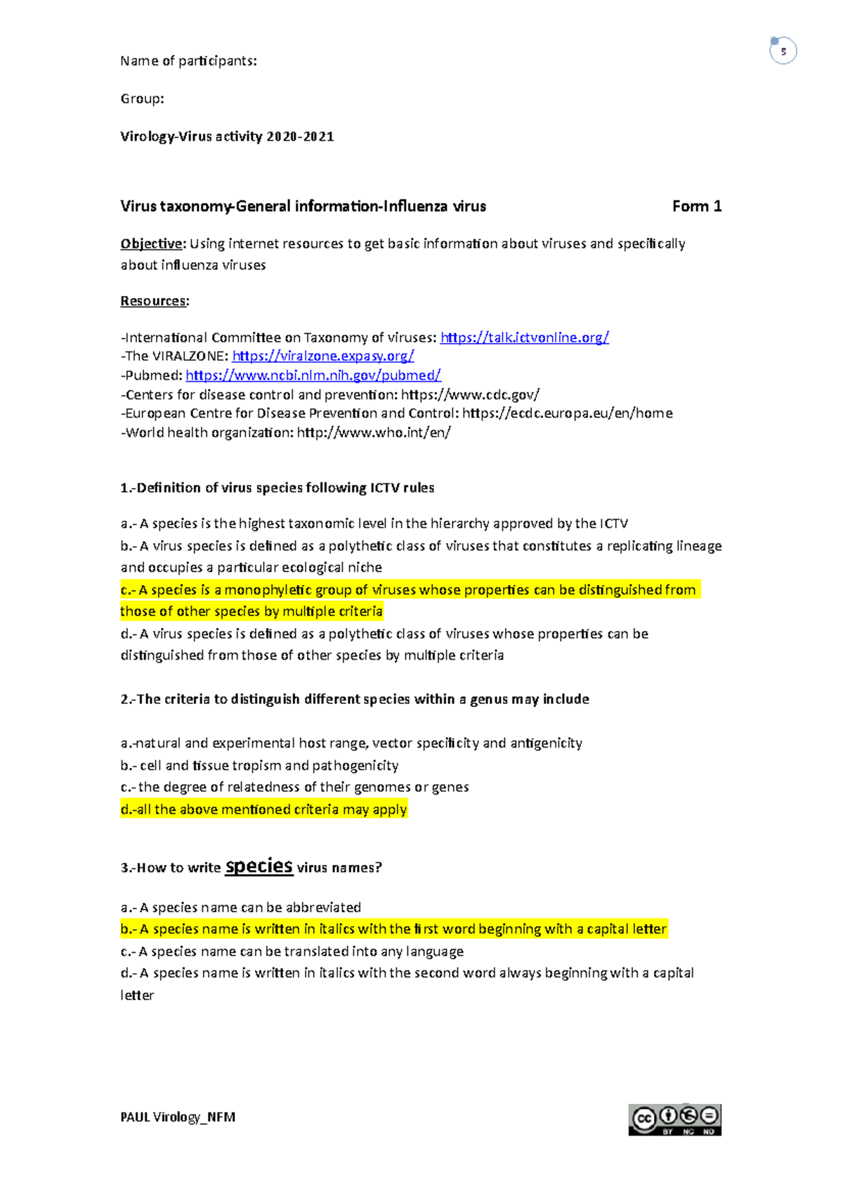 Virus activity Form 1 202002 15 NFM Flu - Group: Virology-Virus ...