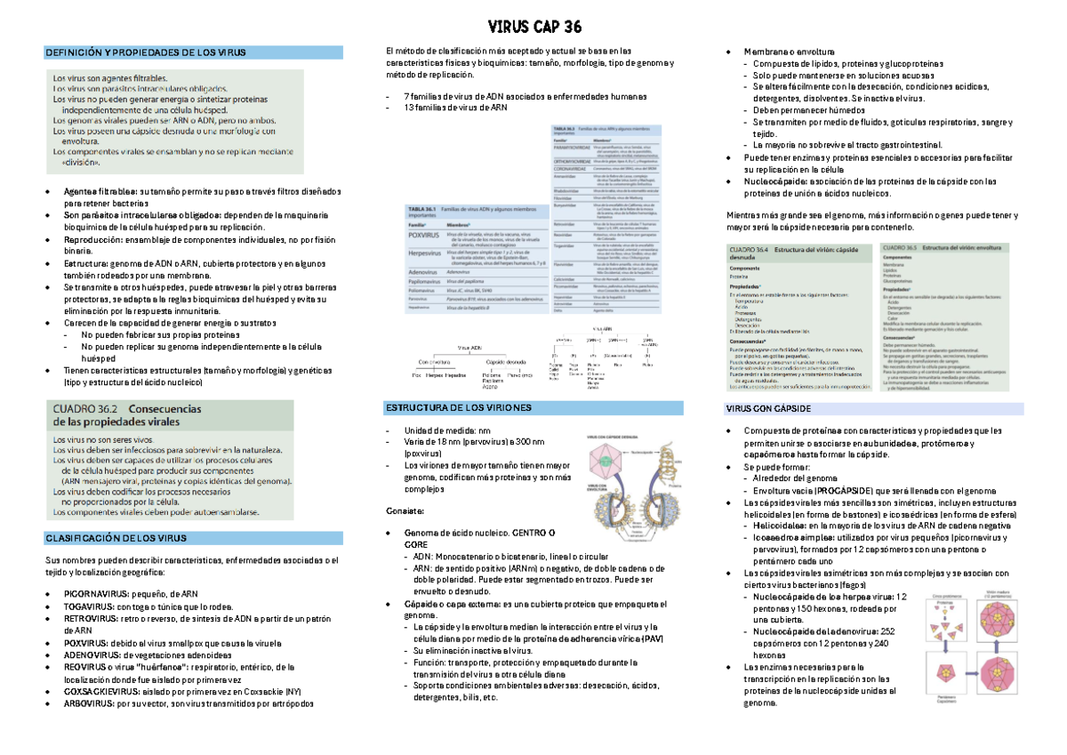 MICROBIOLOGÍA VIRUS MURRAY - DEFINICIÓN Y PROPIEDADES DE LOS VIRUS ...