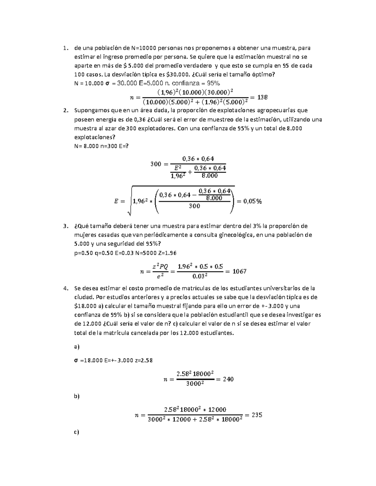 364753437 Decima Tercera Edicion Estadistica y Muetreo Ejercicios ...
