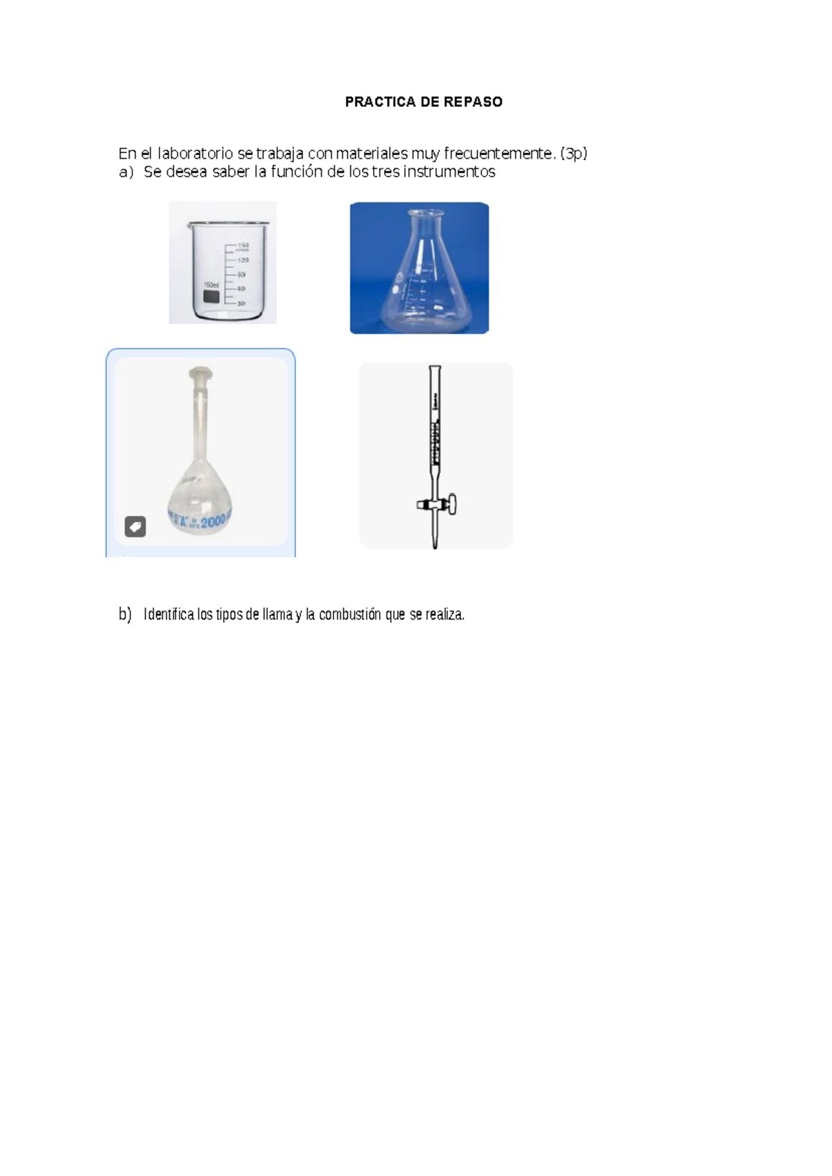Ejercicios de Repaso Laboratorio - PRACTICA DE REPASO En el laboratorio ...