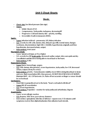 Exam 1 cheat sheets - Infection - Hyperthyroidism (Grave’s disease ...