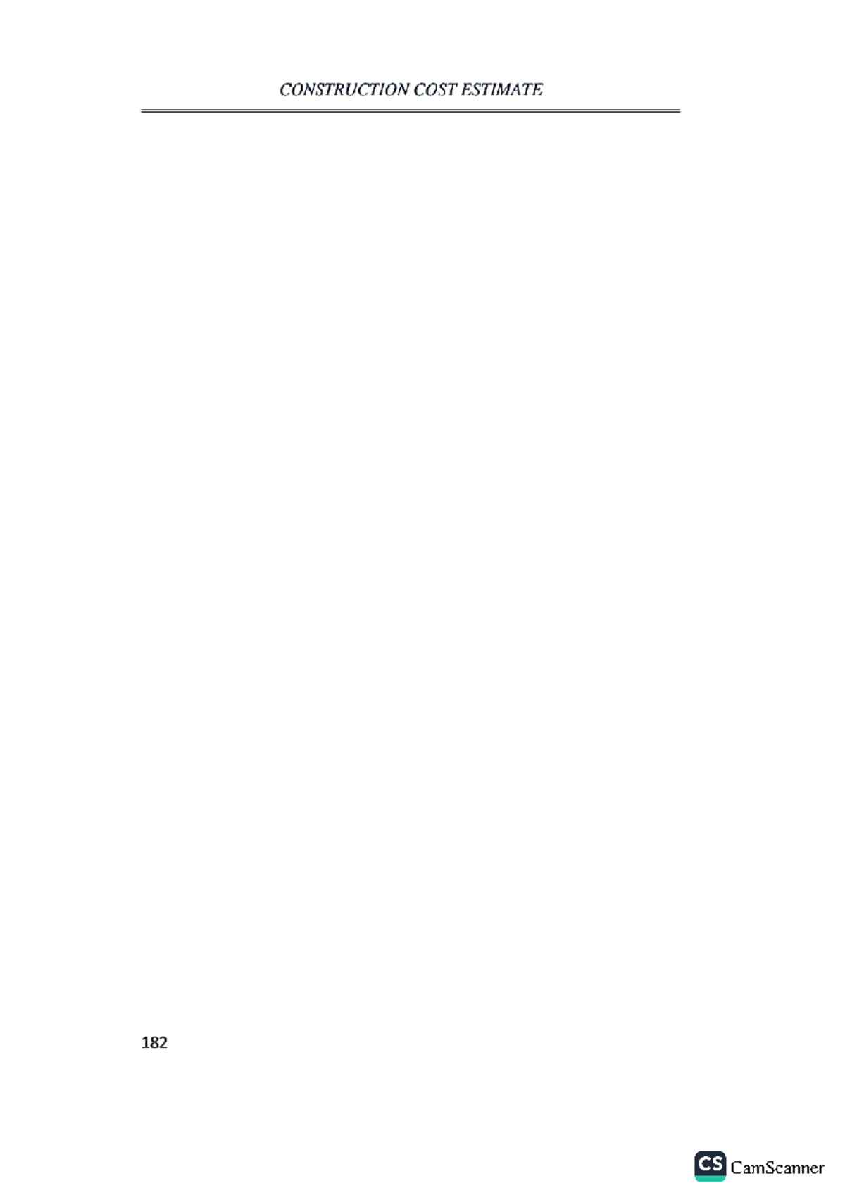 P27 - construction cost estimate practical work guide - Studocu