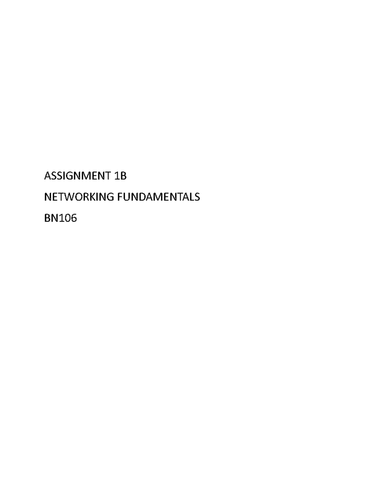 BN106 - Computer Networks are built with a combination of computer hardware and computer - - Studocu