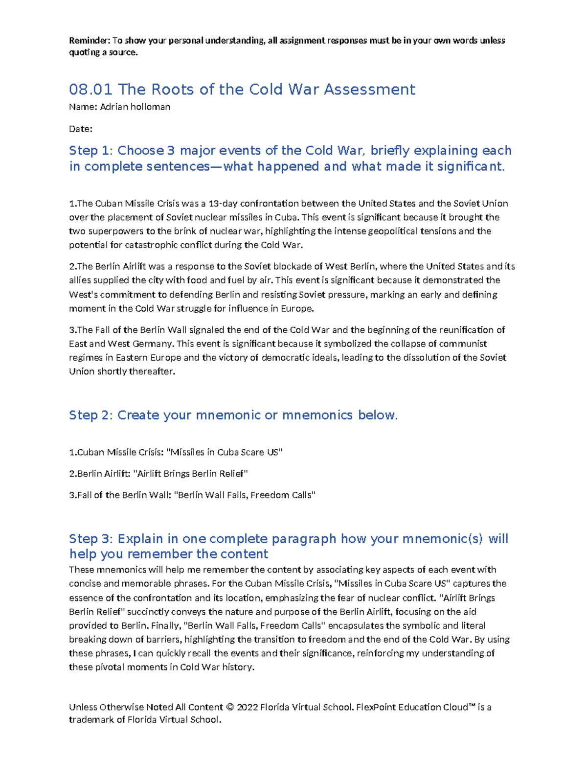 Roots of the cold war wh yourname - Reminder: To show your personal ...