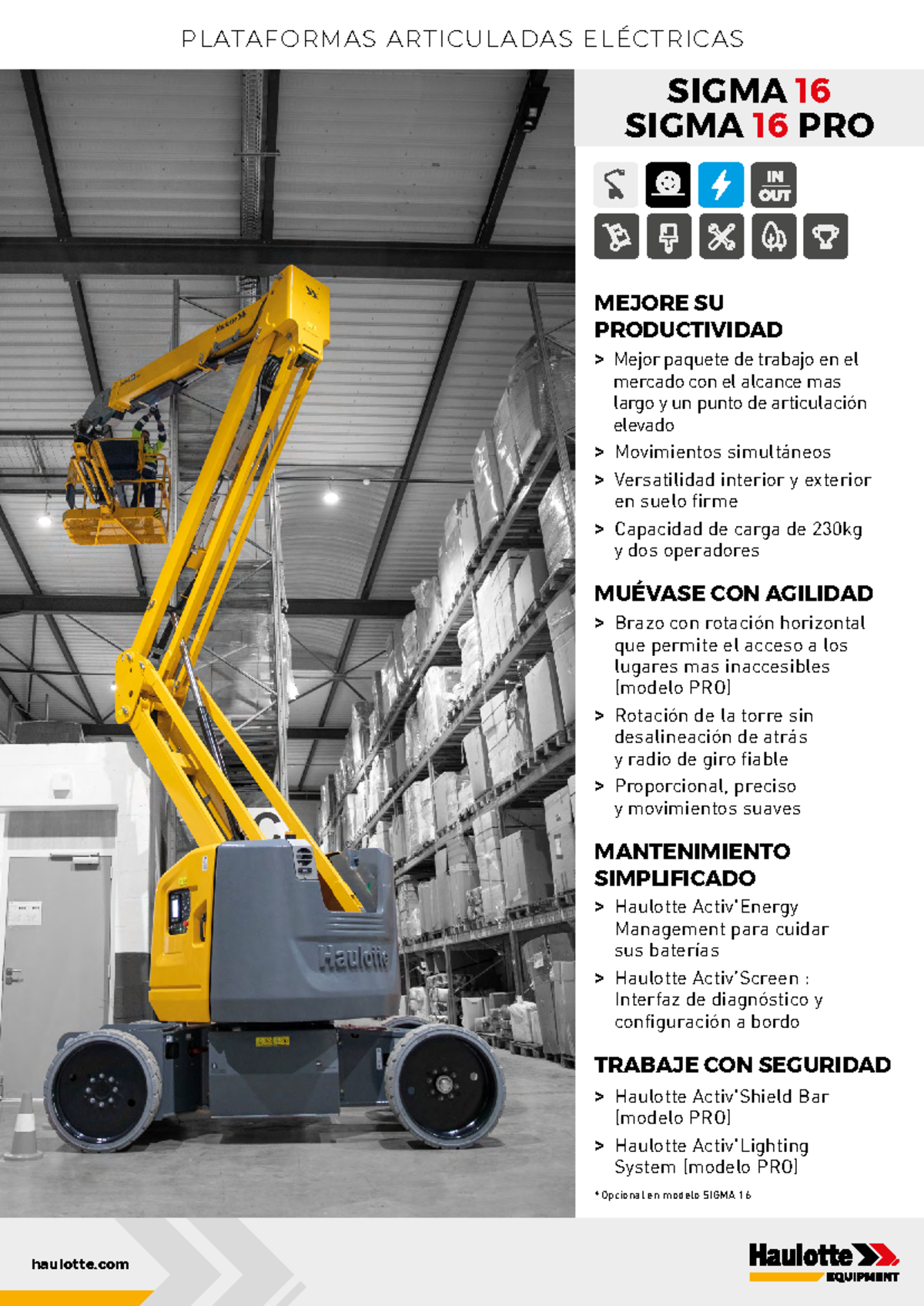 Sigma 16 pro - Ejemplo - SIGMA 16 SIGMA 16 PRO MEJORE SU PRODUCTIVIDAD ...