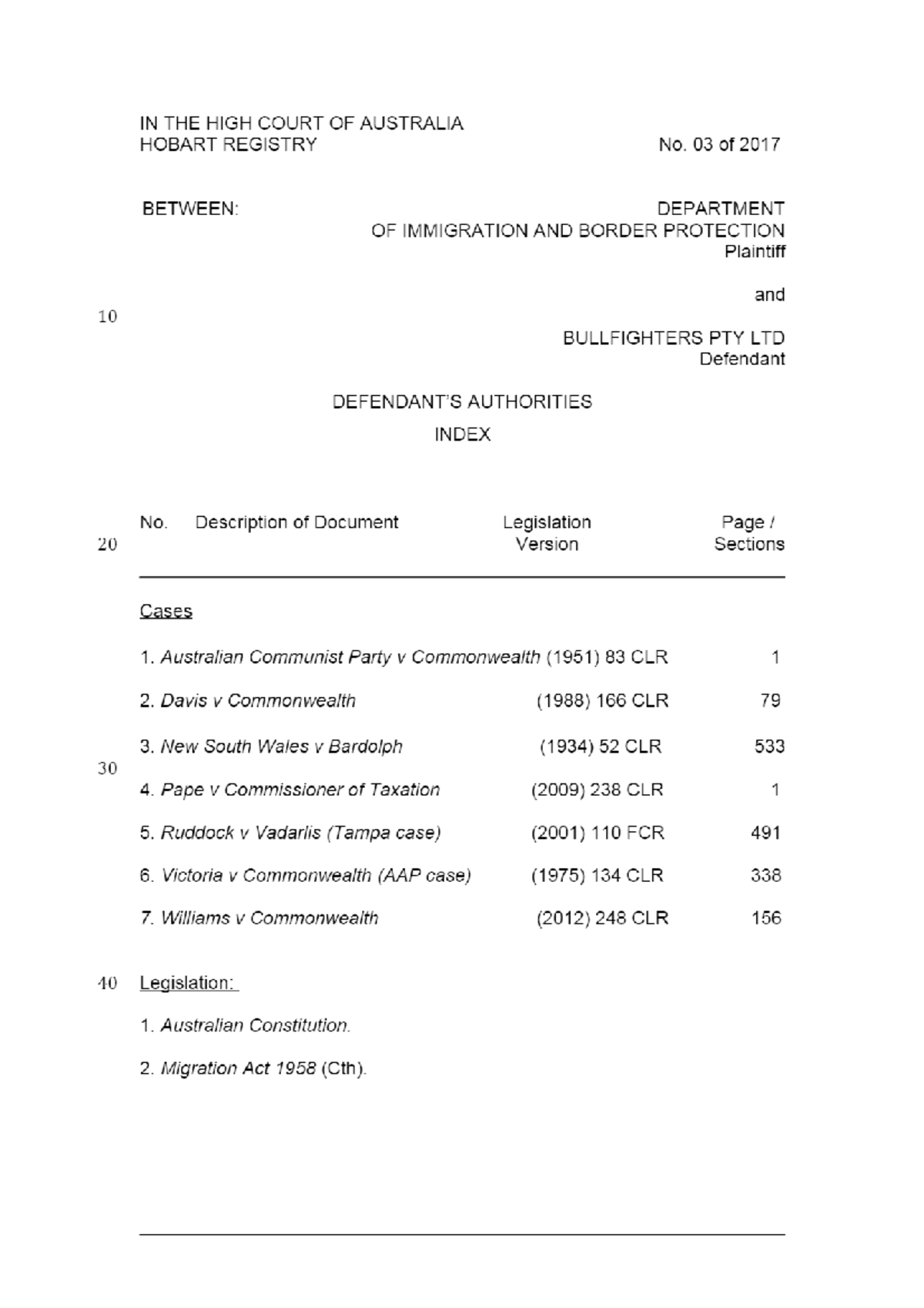 Sample written submission notes - Law 479 - Studocu