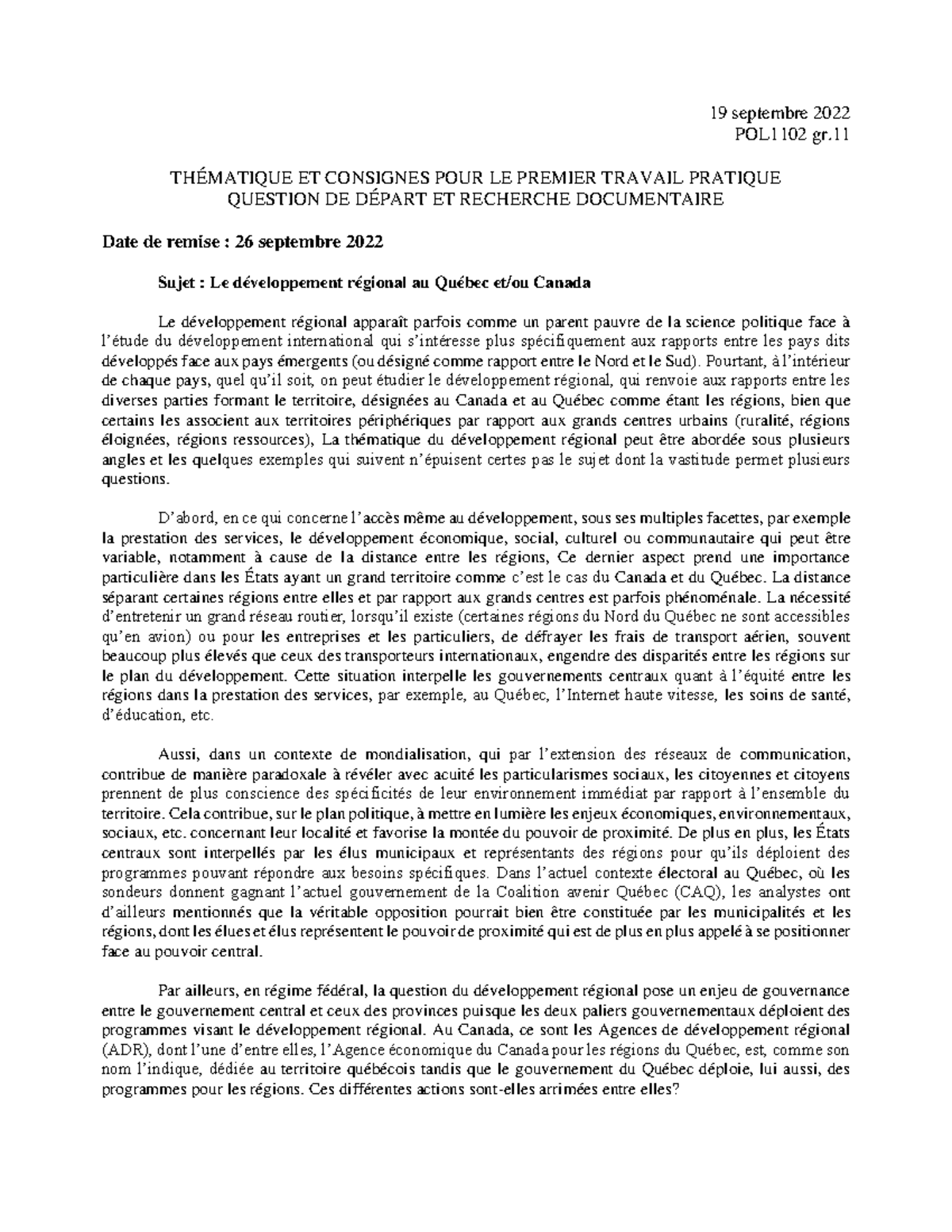 AU-22-Consignes et thème pour la recherche documentaire - 19 septembre ...