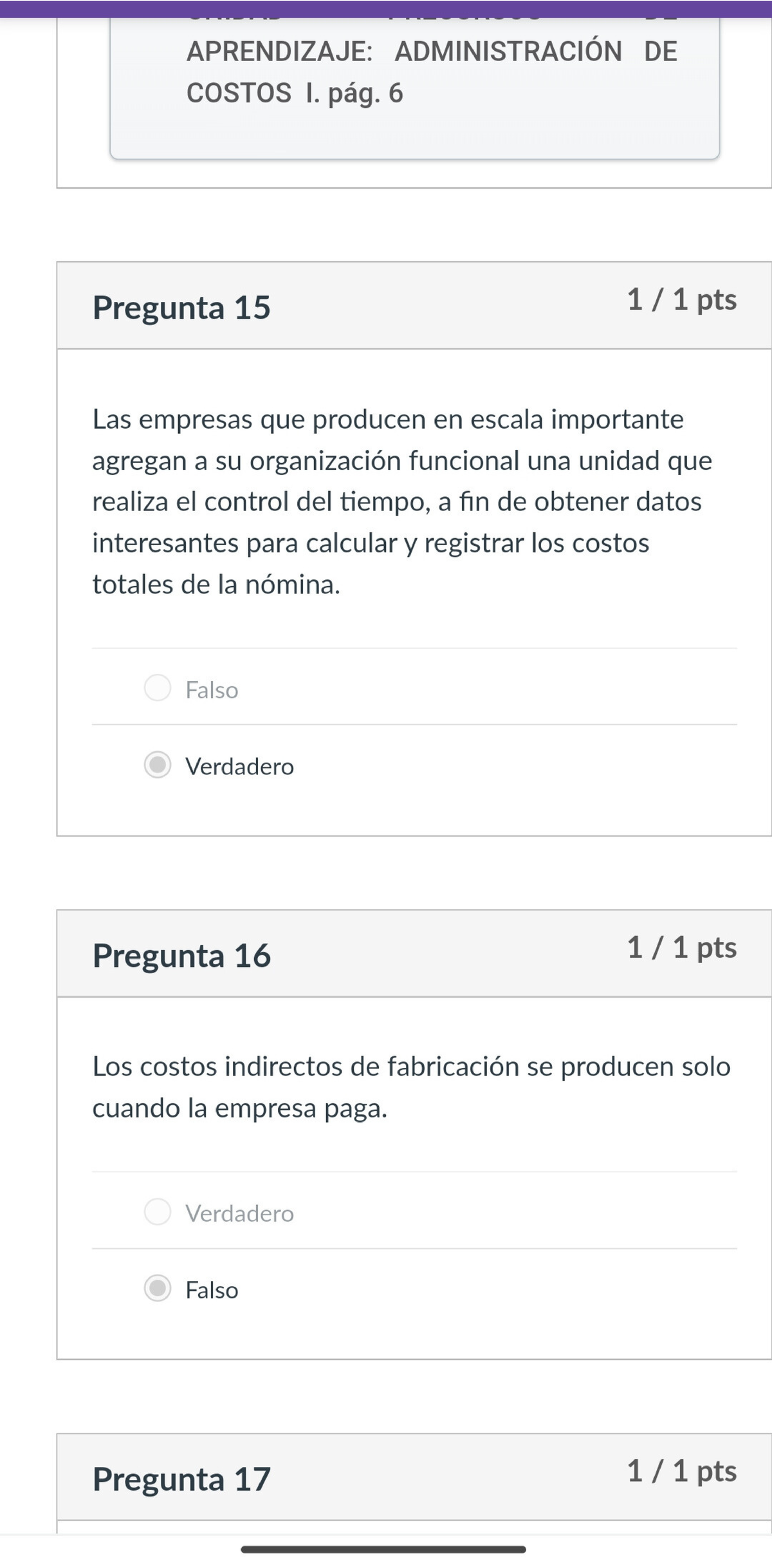 Examen parcial 1 unidad 2 contabilidad de costos - Contabilidad de Costos I - APRENDIZAJE: - Studocu
