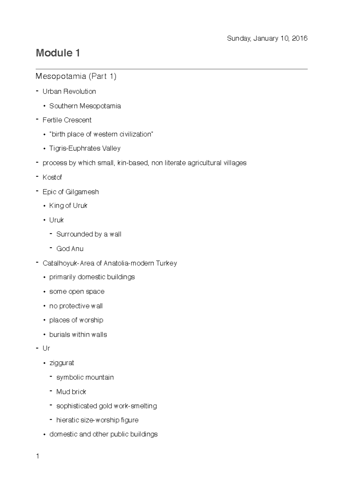 Lecture notes, lectures 1-9 - Short notes - Sunday, January 10, 2016 ...