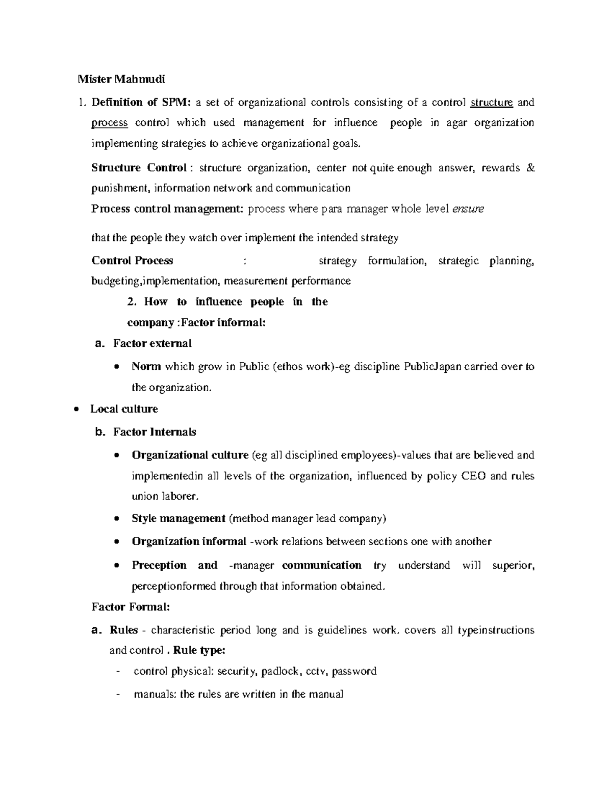 Structure Control - Resume Accounting - Mister Mahmudi Definition of ...