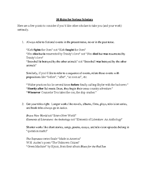 ENG1120 Reading Notes - Summary Literature and Composition I: Prose ...