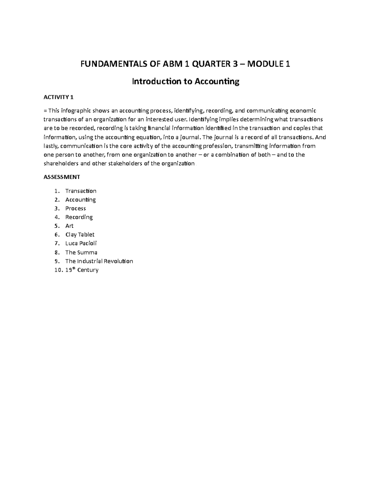 FABM Q3 M1 WEEK 1-2 js - FUNDAMENTALS OF ABM 1 QUARTER 3 – MODULE 1 ...