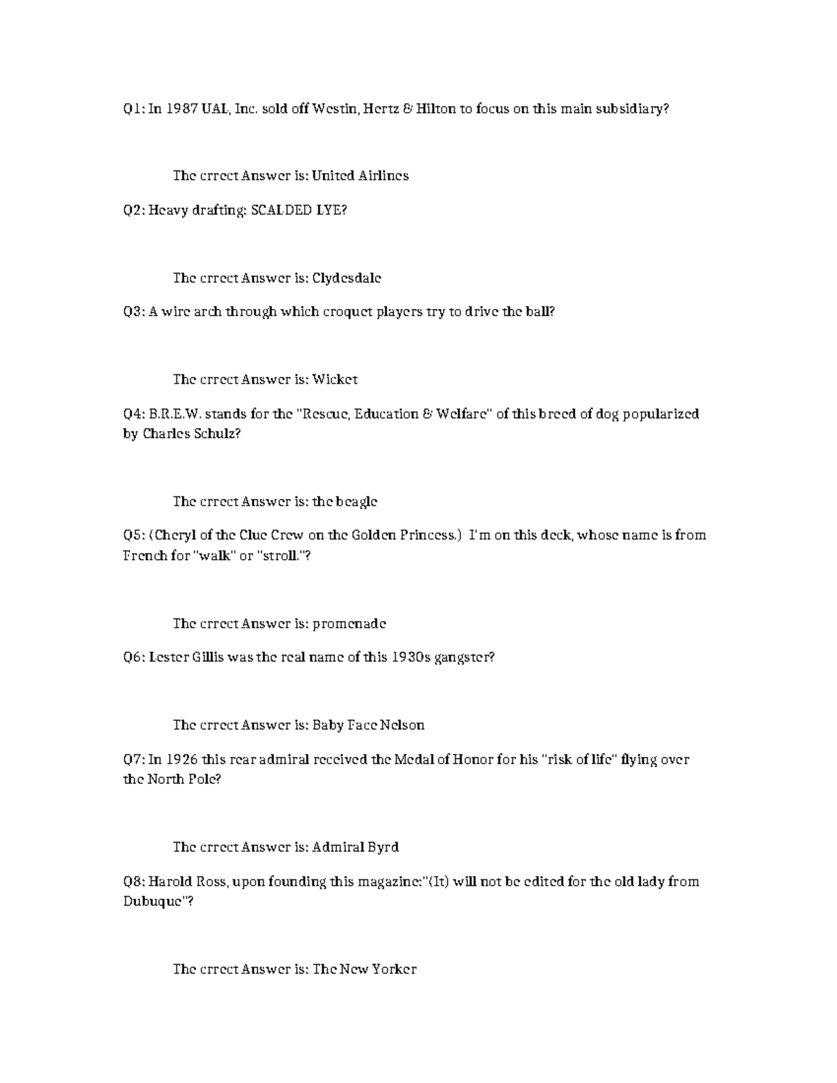 2 Module for FFFD - parct - Q1: In 1987 UAL, Inc. sold off Westin ...