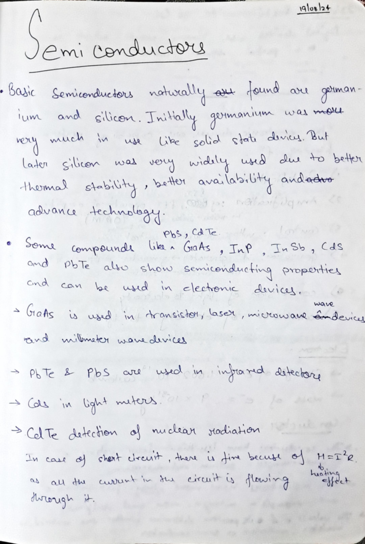 Betc upto transistor - Semiconductors Basic Semiconductors naturally are found are ium and ...