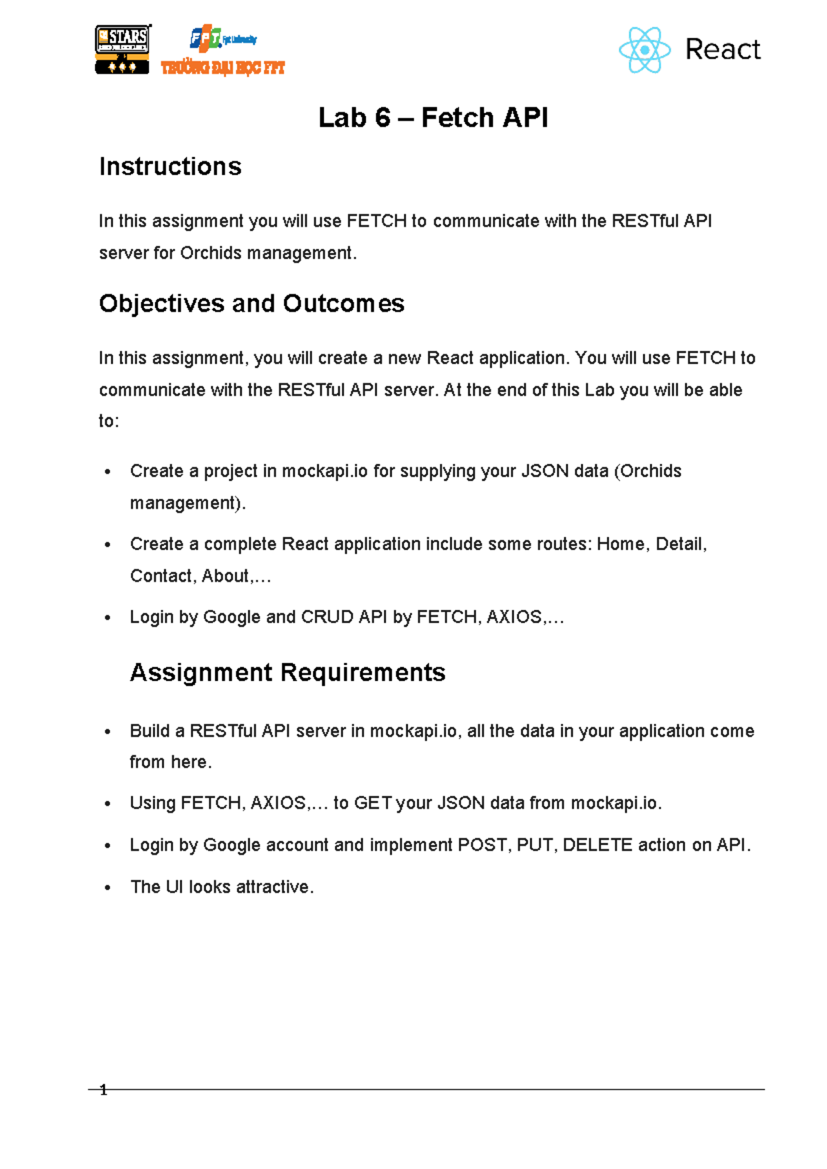 Lab 6 (The Final Lab) - Fetch - Lab 6 – Fetch API Instructions In this ...