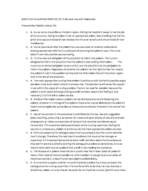 SAS8- Principles-OF- Bioethics-PART-1 - GEN006: Applied Ethics Module ...