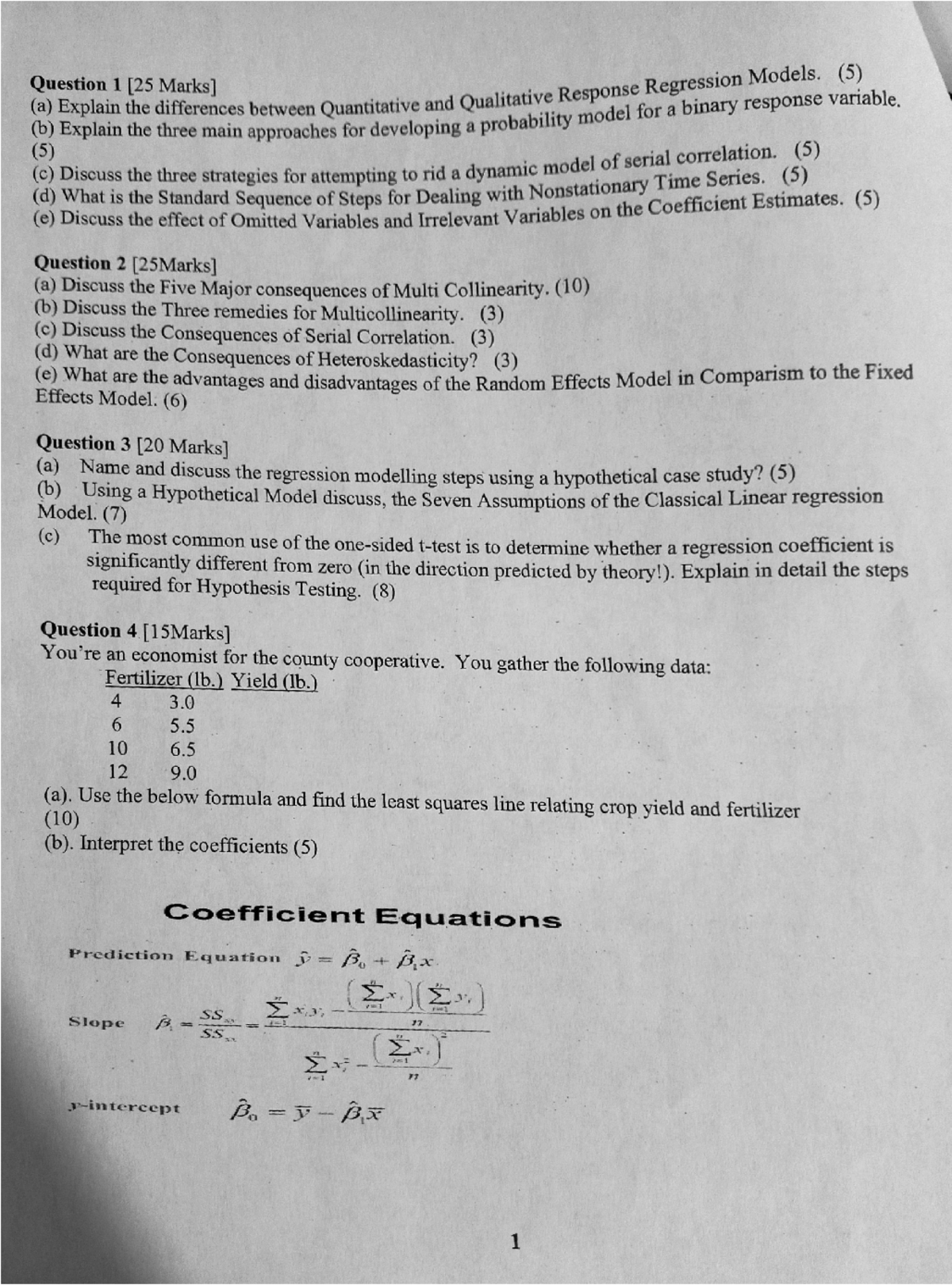 ECN301 June Exam 2023 - hypothesis testing - ECN 3O1 - Studocu