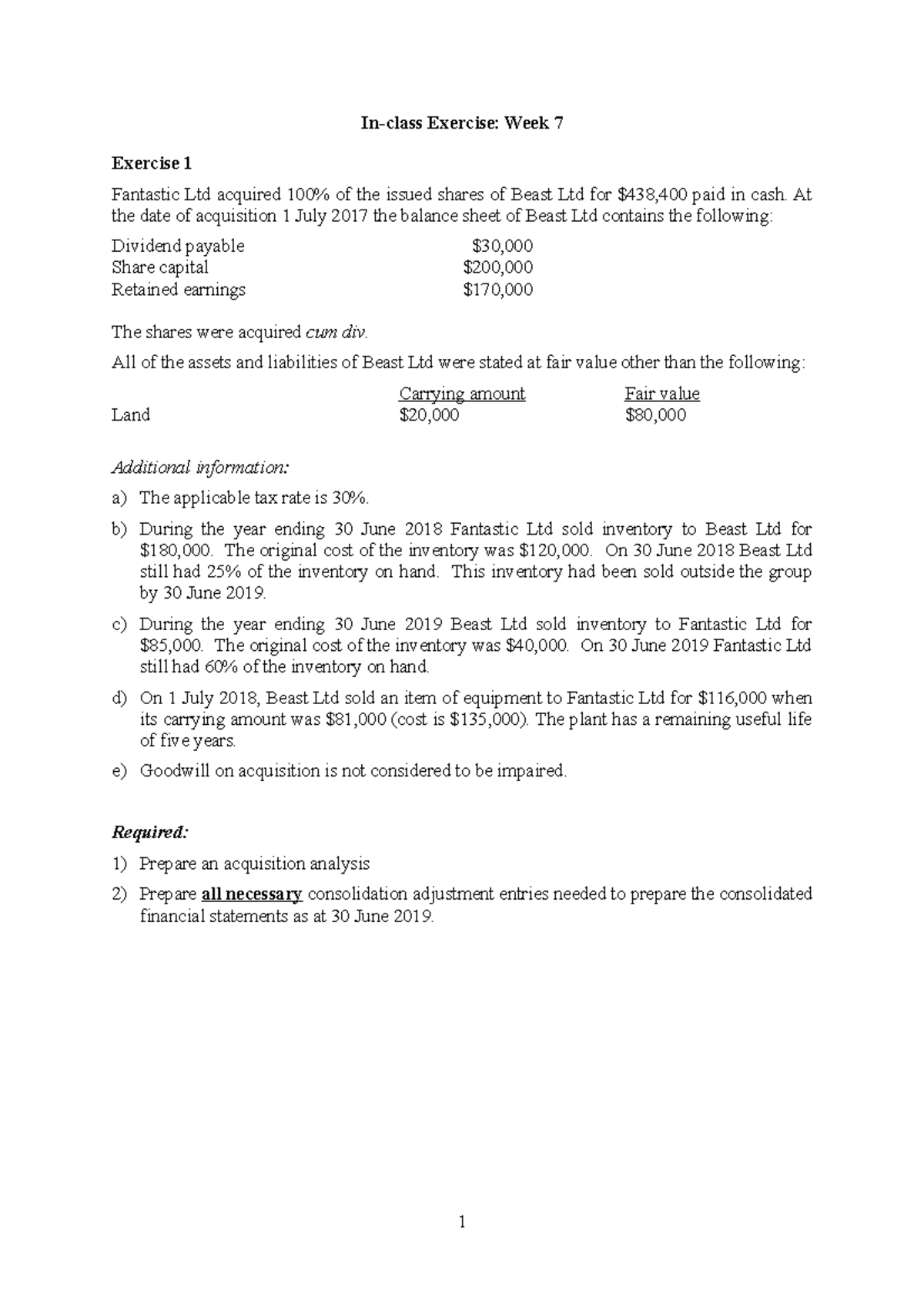 Week 7 In-class questions - In-class Exercise: Week 7 Exercise 1 ...