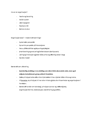 Sammendrag f10 - Notater om handlinger og tanker - Sammendrag f 1 ...