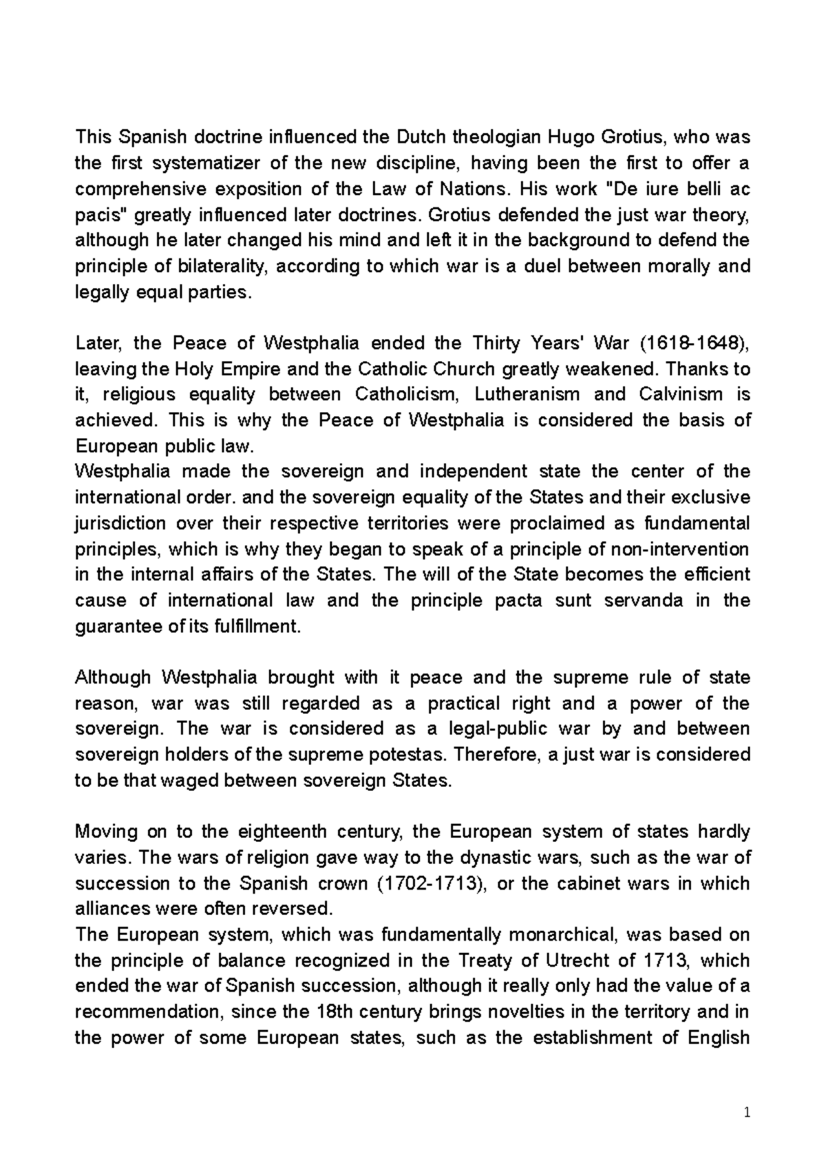 Summaries 3 Management Internship - This Spanish doctrine influenced ...