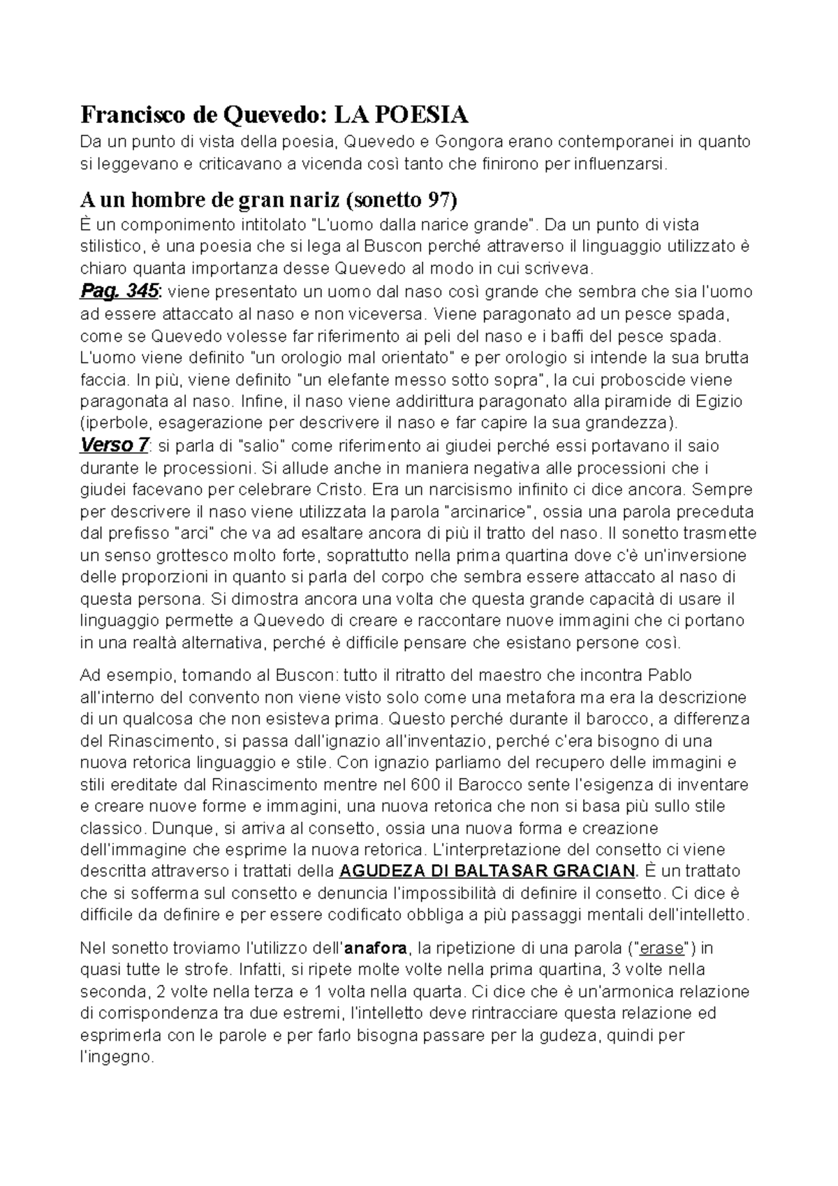 Francisco de Quevedo - Poesia e sonetti (97, 71, 159, 78, 24a, 41 ...