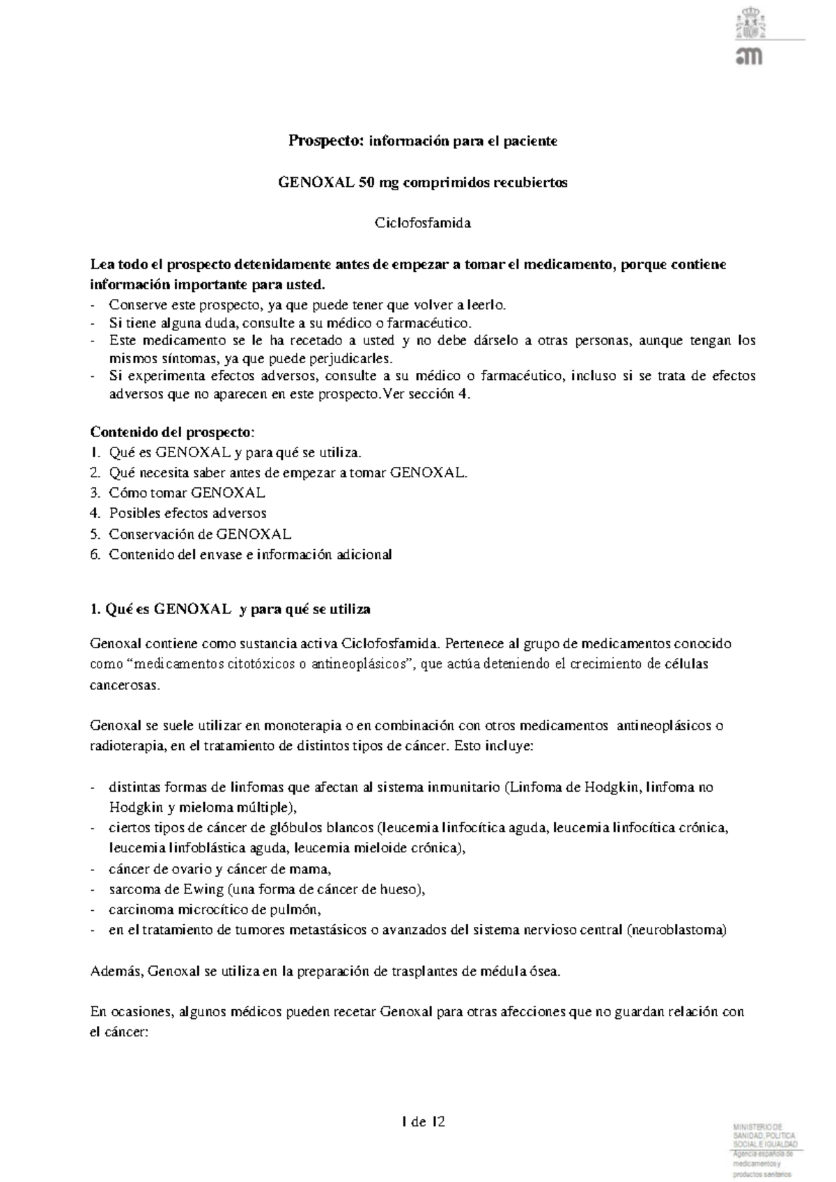 (Req-22) Prospecto Paciente 33214.html Espana - Prospecto: información ...