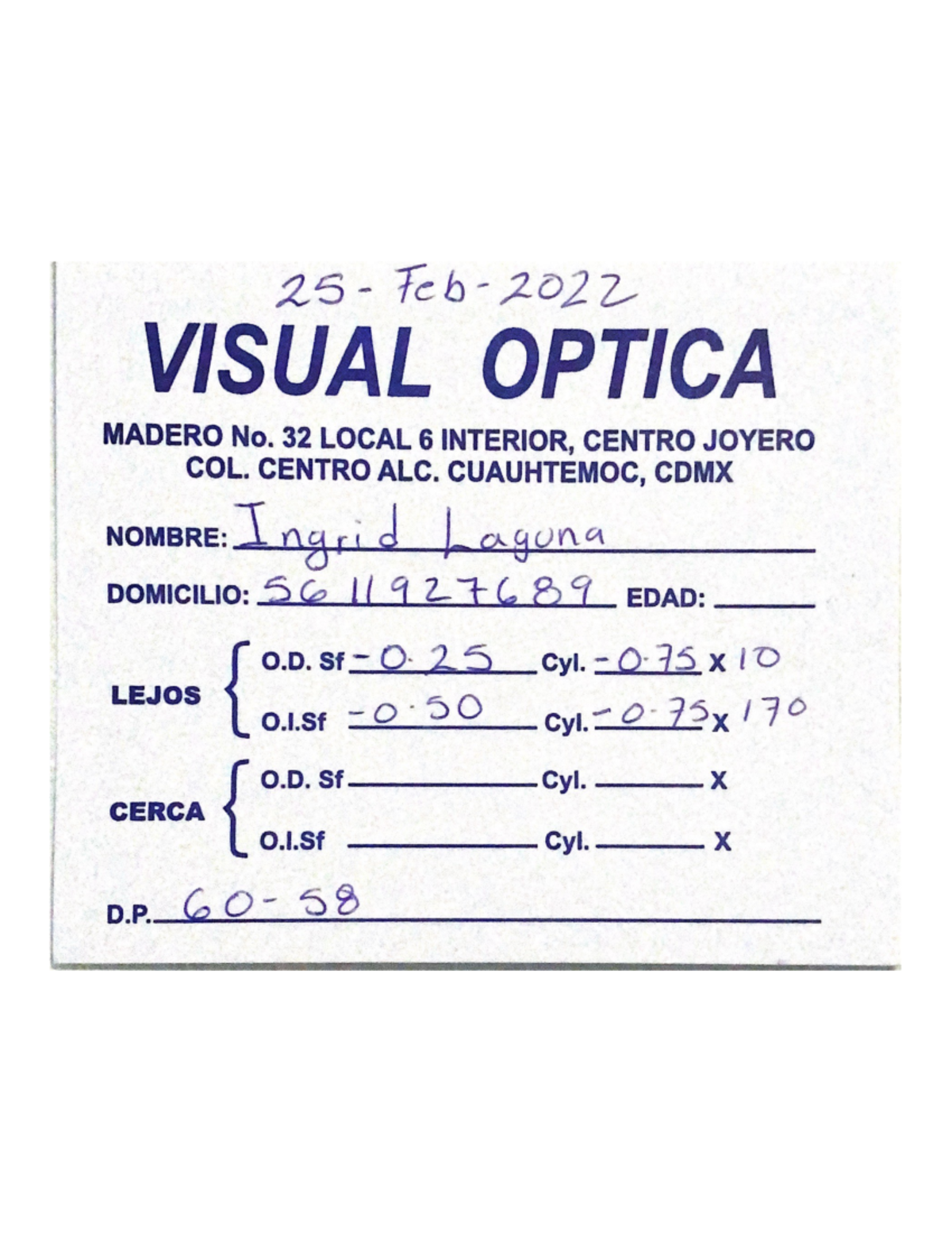 Visual Optica - VISUAL OPTICA MADERO No. 32 LOCAL 6 INTERIOR, CENTRO ...