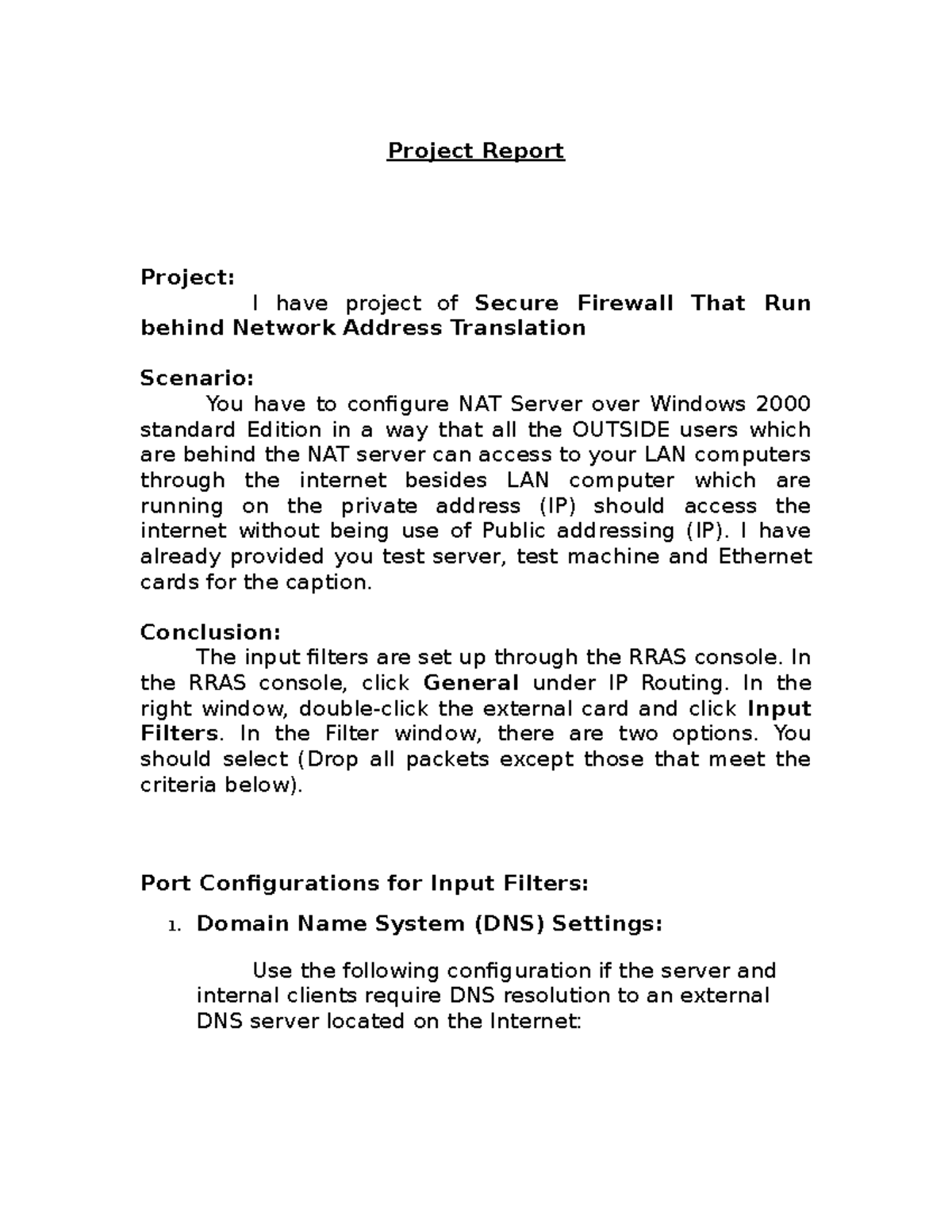 Information Technology Secure Firewall That Run behind Network Address ...