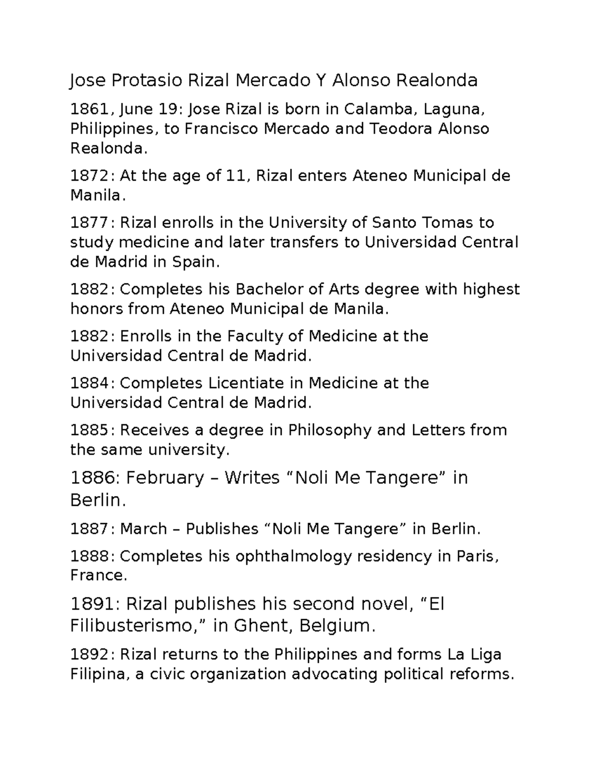 Rizal scrapbook - IT HELP U A LOT - Jose Protasio Rizal Mercado Y ...