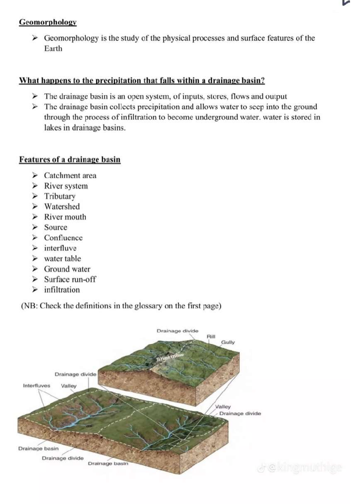 Geomorphology the study of the physical process - Geomorphology ...