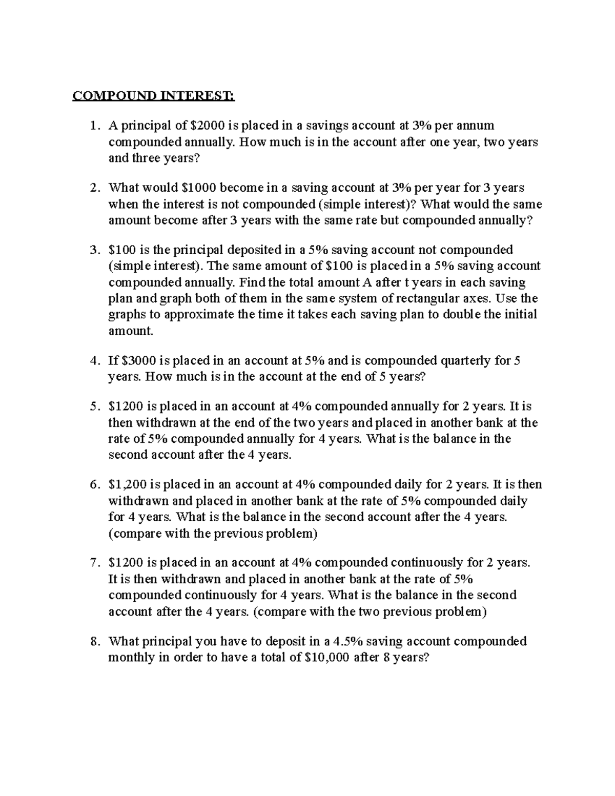 Sample/practice exam 11 May 2019, questions and answers - COMPOUND ...