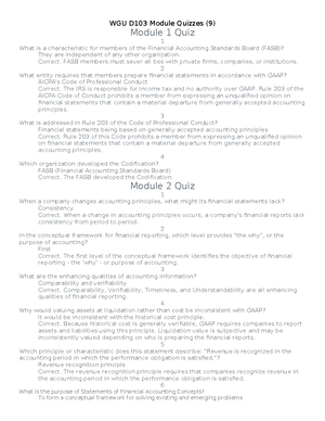 D103 Practice Set of 40 Questions for Inventory Multiple - Inventory 1 ...